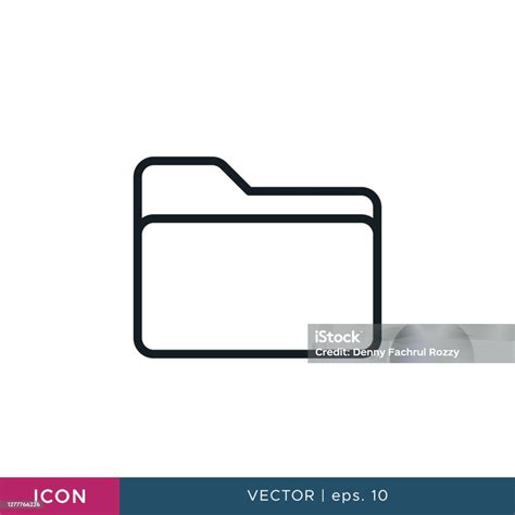 폴더 아이콘 벡터 스톡 일러스트 디자인 템플릿입니다 편집 가능한 스트로크 0명에 대한 스톡 벡터 아트 및 기타 이미지 0명 고정됨 그래픽 사용자 인터페이스 Istock