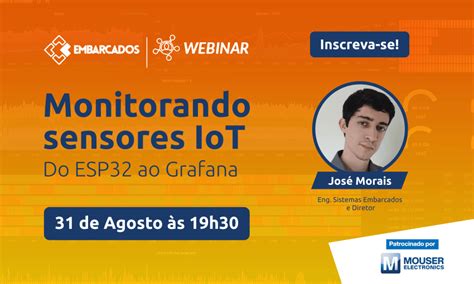 Webinar Gravado Monitorando Sensores IoT Do ESP Ao Grafana Embarcados