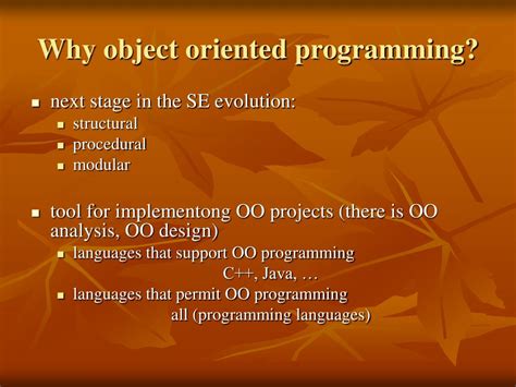 Ppt Paradigm Of The Object Oriented Programming Class Object