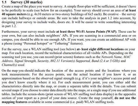 1 WLAN Network Design And Security For This Task You Chegg Com