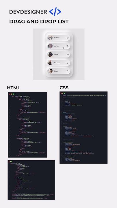 Aprende A Crear Una Lista Drag And Drop Con Html Y Css Usando