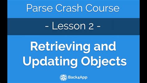 Parse Crash Course 2 Saving And Retrieving An Object YouTube
