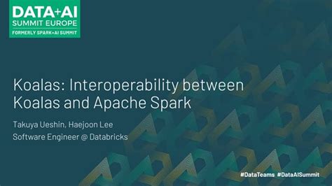 Koalas Interoperability Between Koalas And Apache Spark Ppt