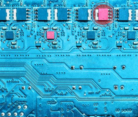 Malfunction Of Electronic Equipment Circuits Stock Image Image Of Component Breakdown