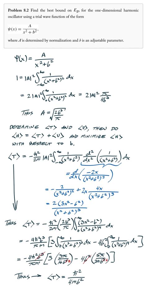 Problem 8 2 Griffiths Intro To Qm Tru Physics