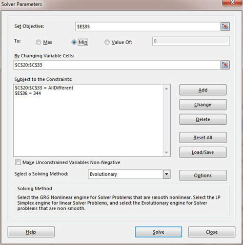 Solver Parameters Second Bottleneck Variation Traveling Salesman