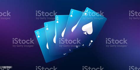 럭셔리 포커 카드 벡터 일러스트 레이 션이 있는 카지노 배경 디자인 겜블링 칩에 대한 스톡 벡터 아트 및 기타 이미지 겜블링 칩 포커 3차원 형태 Istock