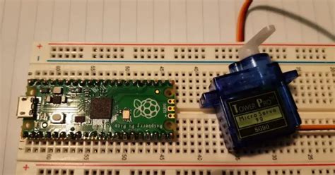 Sg90 Servo Motor With Raspberry Pi Pico And Micropython