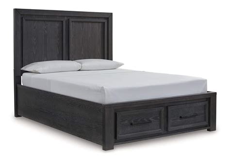Foyland Queen Panel Storage Bed