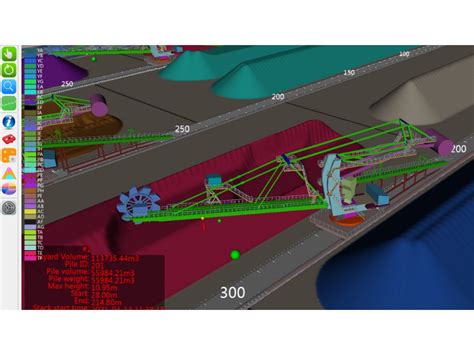 Bulksmart Stockyard Management System Unmanned Stacker Reclaimer