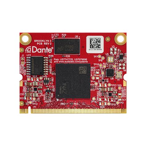 Anm88 Dante™aes67 Networked Audio Module With 8x8 License For Luna U Intersign