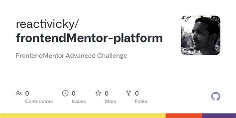 Github Reactivickyfrontendmentor Platform Frontendmentor Advanced