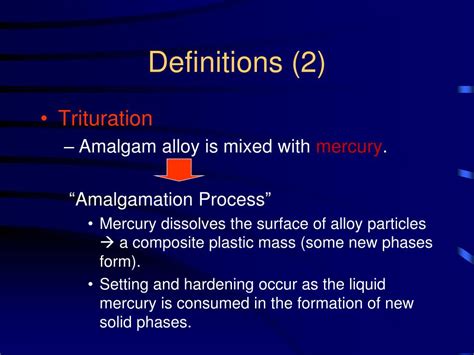 Ppt Dental Amalgam Powerpoint Presentation Free Download Id 608112