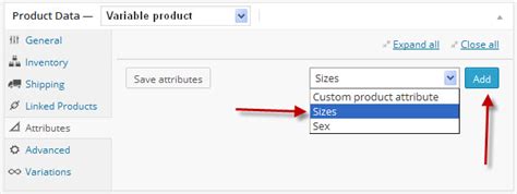 Woocommerence Variable Product Attributes Ainsworthetc