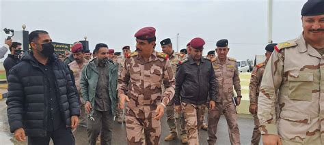 وفد أمني رفيع يصل قيادة عمليات ديالى