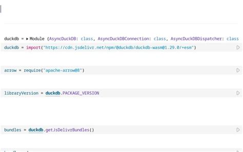 Duckdb In Webassembly With Loadable Extensions Julien Colot Observable