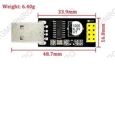 Esp01 Programmer Adapter Uart Gpio0 Esp 01 Adaptater Esp8266 Ch340g Usb