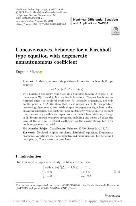 Concave Convex Behavior For A Kirchhoff Type Equation With Degenerate Nonautonomous Coefficient