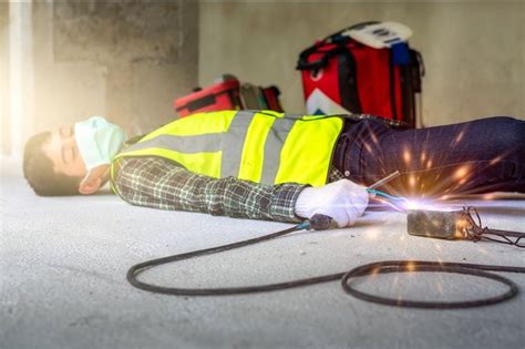 Construction Workers Carelessly Connect Wires Causing Unconscious
