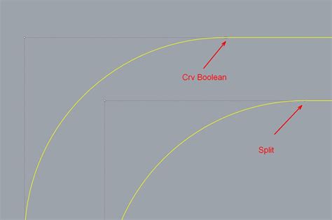 CurveBoolean Vs Intersect And Split Rhino For Windows McNeel Forum