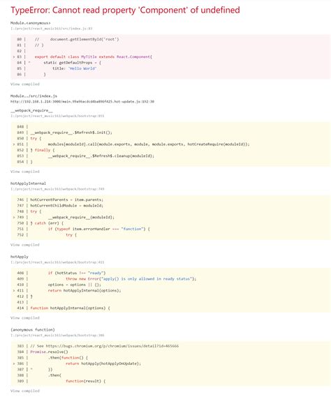 typeerror cannot read property component of undefined 你吃辣条儿吗 博客园