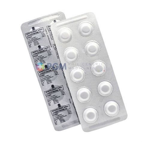 Montelukast Sodium Levocetirizine Hci 10mg5mg Tablet Zykast