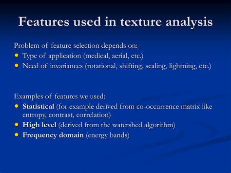 Ppt Texture Analysis Team 5 Powerpoint Presentation Free Download