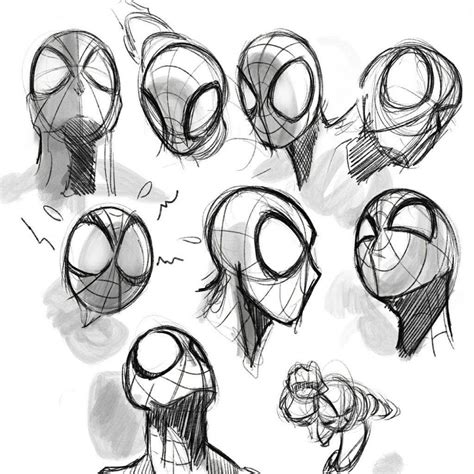 Spiderman Drawing References And Sketches For Artists