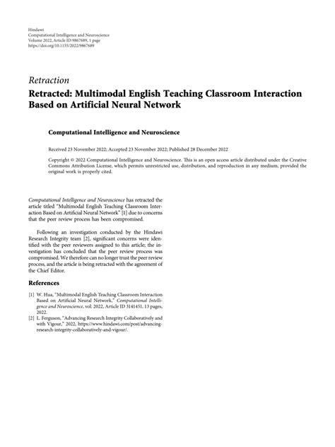 Pdf Retracted Multimodal English Teaching Classroom Interaction
