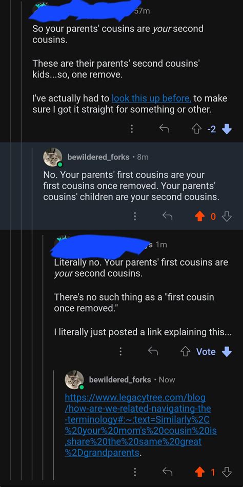 First Cousins Once Removed Very Much Do Exist R Confidentlyincorrect