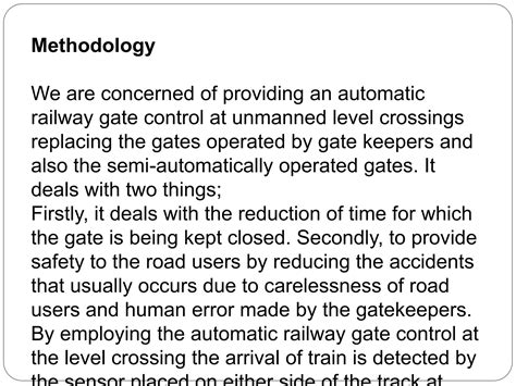 Automatic Railway Gate Controller Aup Pptx