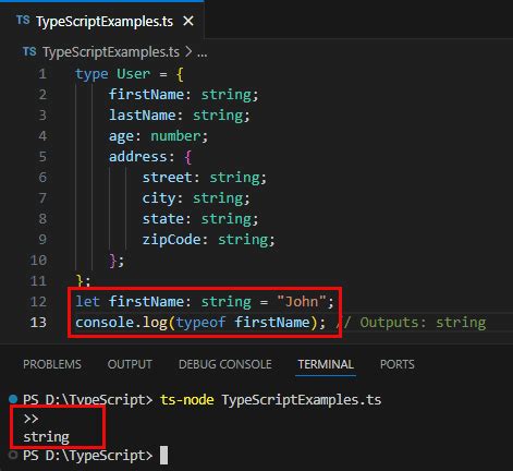How To Check And Print The Type Of An Object In TypeScript