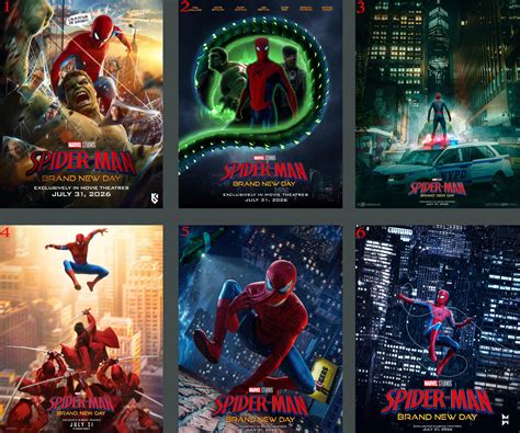Spider Man Brand New Day 2026 Movie 2026 Poster Etsy Uk