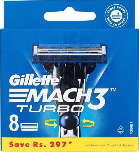 Gillette Mach3 Turbo náhradní břity 8 ks - Zbozi.cz
