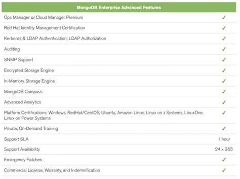 ¿qué ofrece mongodb enterprise advanced un poco de java