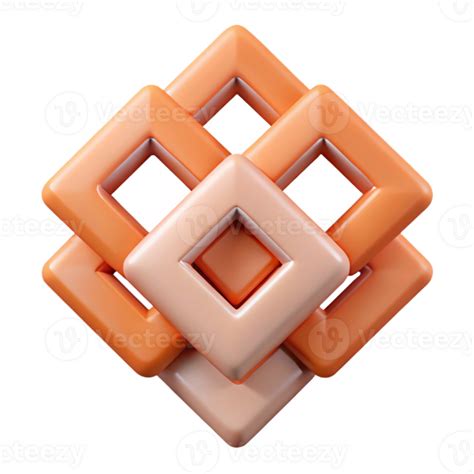 Ethereal Serene Overlapping Squares Forming A Grid Crisp Edges With Scalable Design