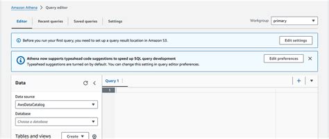 Querying Data By Using Athena Task 1 Creating And Querying An Aws