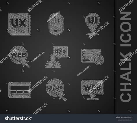 Set Front End Development Ui Ux Stock Vector Royalty Free 2048260523 Shutterstock