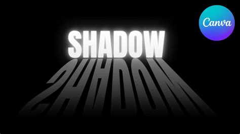 Canva Tutorial Perspective Text Shadow Effect Youtube