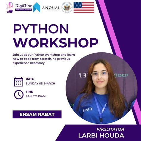 Houda Larbi On Linkedin Experience Workshop Python