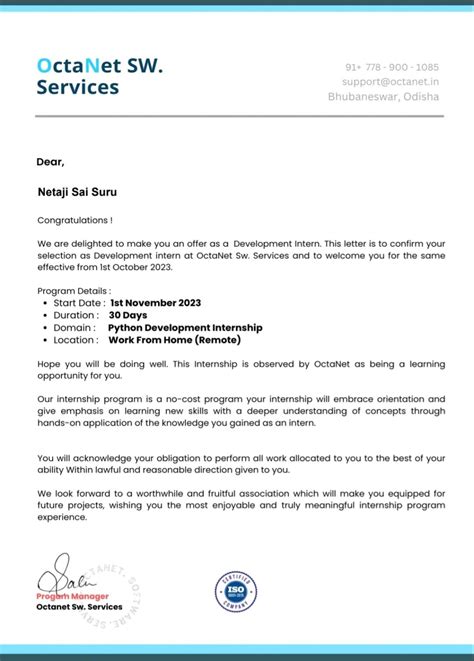 Octanet Pythondevelopment Remoteinternship Octanetsw Workfromhome