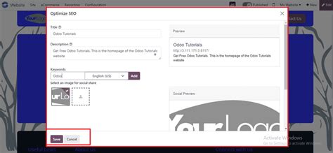 How To Optimize Your Website With SEO Tools In Odoo