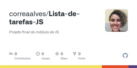 GitHub correaalves Lista de tarefas JS Projeto final do módulo de JS