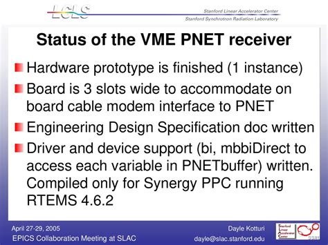 LCLS Timing Outline Scope The Order Of Things Ppt Download
