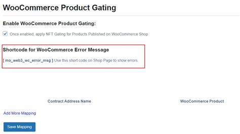 WooCommerce Product Gating Based On NFT Token