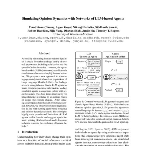 Simulating Opinion Dynamics With Networks Of Llm Based Agents Acl Anthology