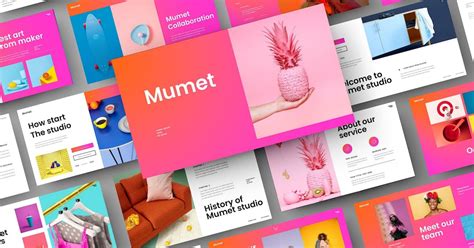 Mumet — Шаблон Powerpoint для бизнеса Шаблоны презентаций Включая яркий и чистый Envato Elements