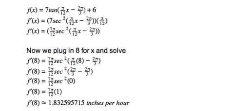Trigonometric Functions Real Life Derivatives