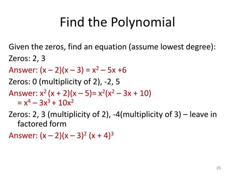PPT Graphs Of Polynomial Functions PowerPoint Presentation Free