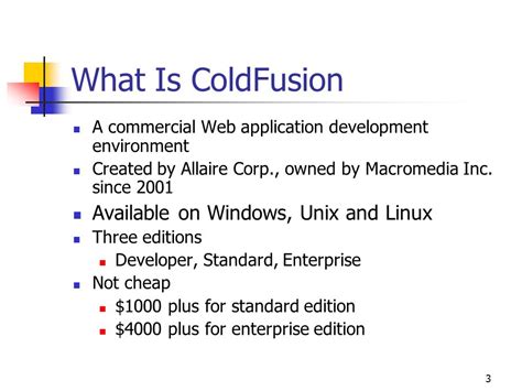 Introduction To ColdFusion Yu Fu MEC Candidate Ppt Download